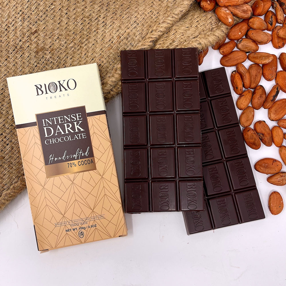 Intense Dark Chocolate Bar by Bioko Treats | Chocolate Made In Ghana ...