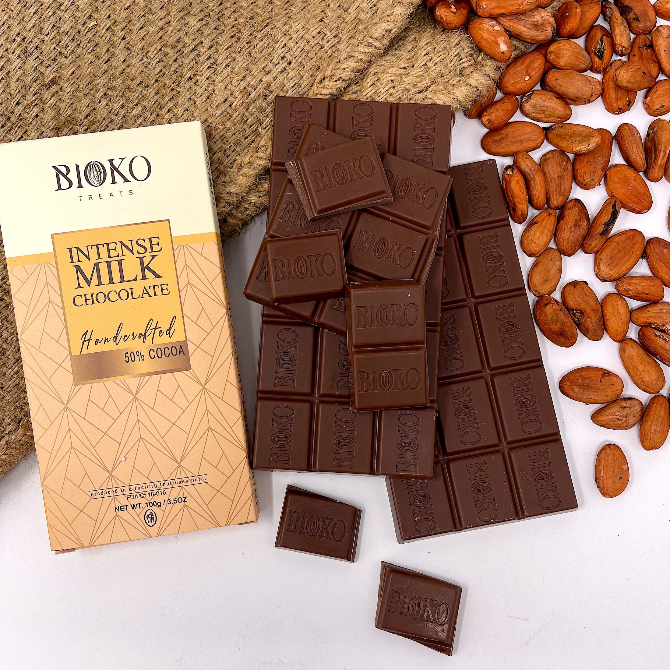 Intense Milk Chocolate Bar by Bioko Treats | Chocolate Made In Ghana ...